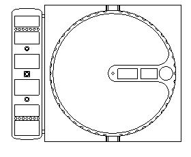 OO gauge Small Turntables 3D printed