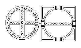 OO gauge Small Turntables 3D printed