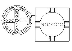 OO9 9mm narrow gauge small turntables 3D printed