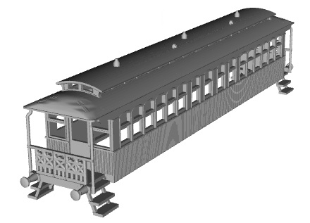 3D printed standard gauge railcars- london transport