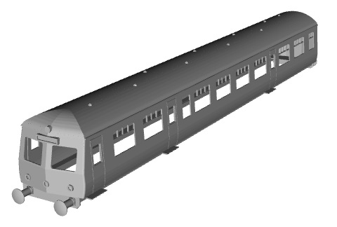 3D printed standard gaugebr-class 120 DMU