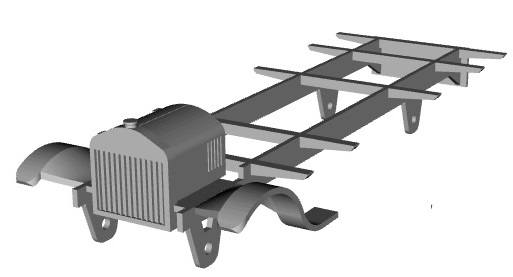 3D printed standard gauge Colonal Stephensl railcars