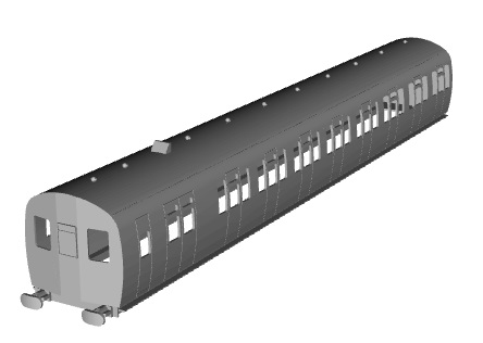 3D printed standard gauge railcars- ex southern railway