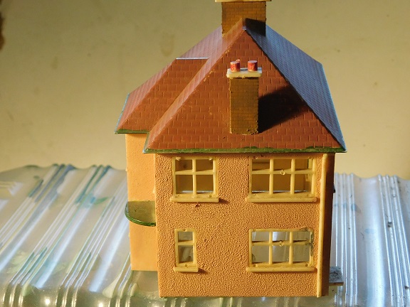 Painting old model buildings