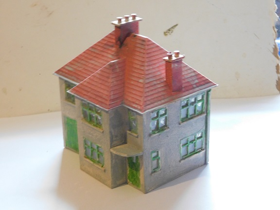 Painting old model buildings